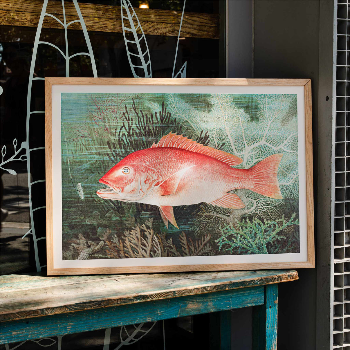 Poster | Northern Red Snapper chromolithograph Samuel Kilbourne 1861 ...