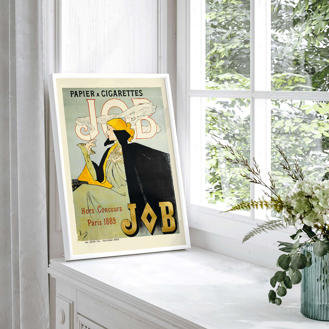 Poster | Papier A Cigarettes Job by Jane Atché 1896 | MORYARTY ...